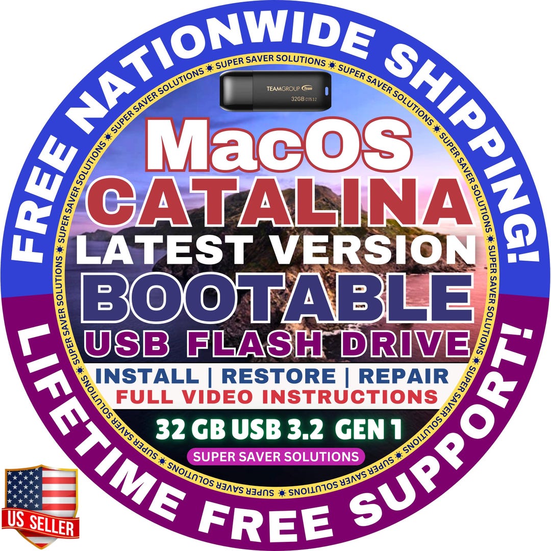 Macos Catalina Bootable USB Repair Service to Install, Restore, Backup ...