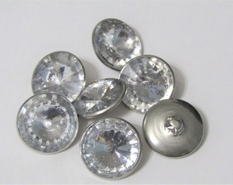 Large Rhinestone Button - Etsy