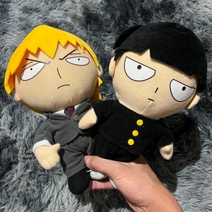 Mob Psycho 100 Handmade Anime Plush Shigeo Mob Kageyama and Arataka ...