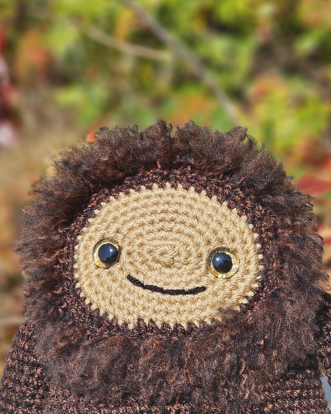 Handmade Crochet Yeti / Sasquatch/ Big Foot Stuffed Amigurumi Figure ...