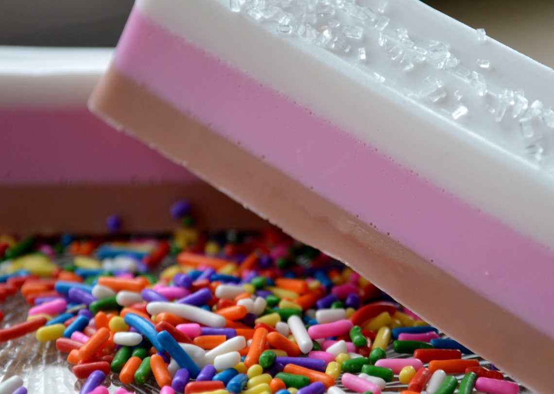 Neopolitan Ice Cream Soap Bar - Etsy