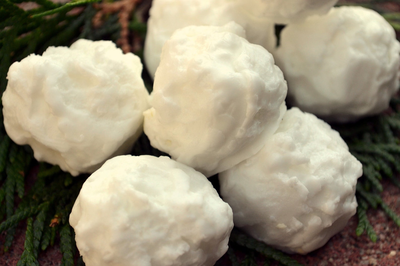 Mini Snowball Vegan Winter Holiday Soap Set - Snowball Soap - Winter ...