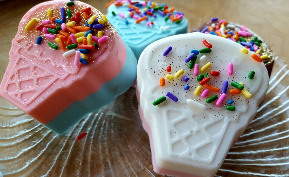 Ice Cream Cone Soap novelty Soap Children's Soap - Etsy