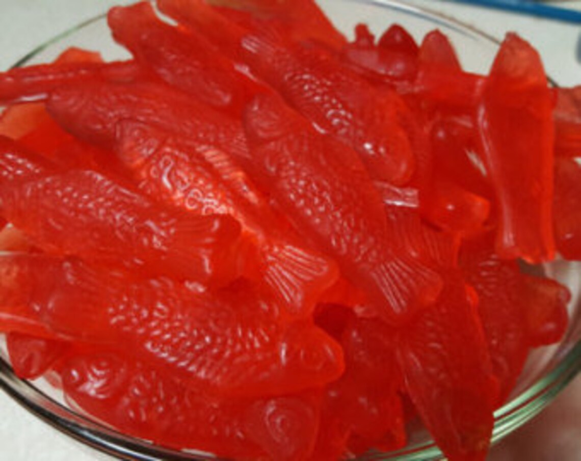 Rainbow Gummy Fish Candy Soap Candy Red Fish Gummy | Etsy