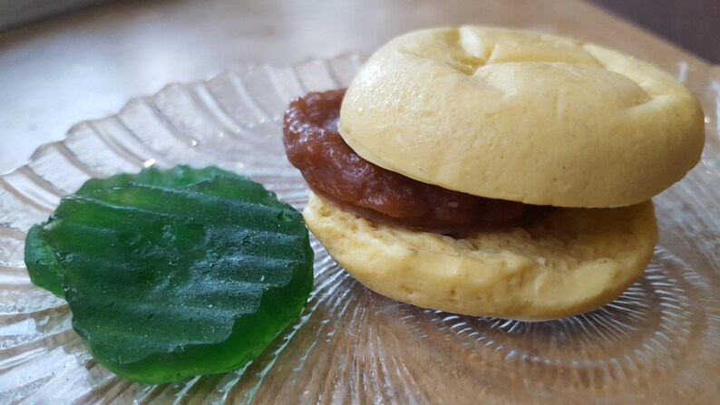 Mini Slider Burger Soap Set Food Soap Fake Food food Prop - Etsy