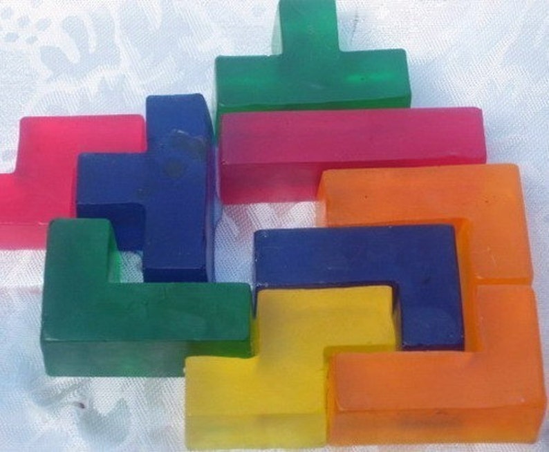 Video Game Soap - Soap-tris Puzzle Soap - Etsy