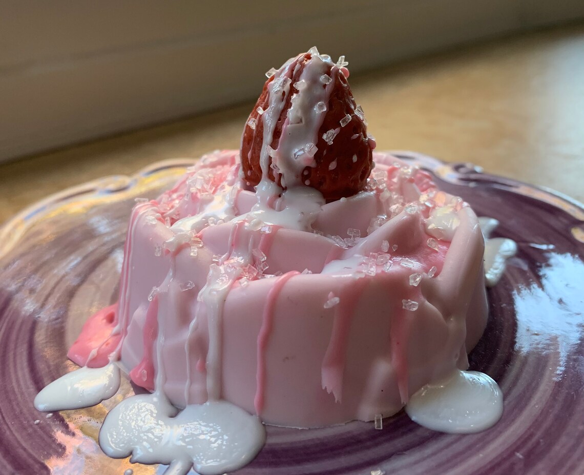 Raspberry Dream Soap - Cake - Fake Food -prop - Dessert - Raspberry ...