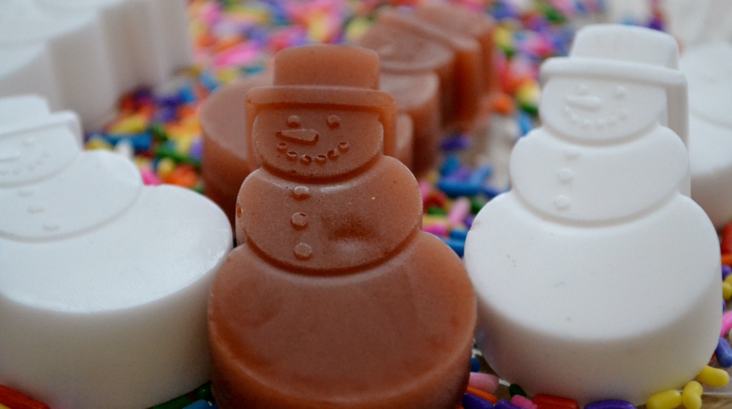 Mini Snowman Soap - Holiday Soap - Soap for Kids - Chocolate Soap ...