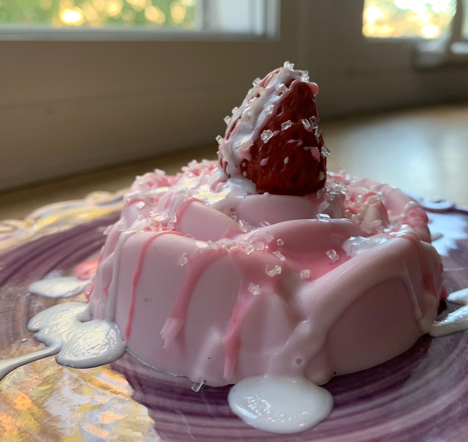 Raspberry Dream Soap - Cake - Fake Food -prop - Dessert - Raspberry ...