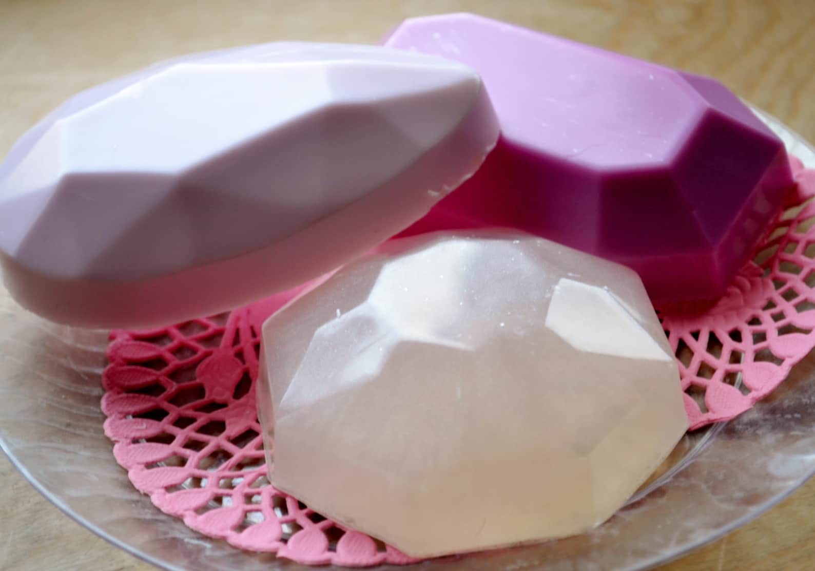 Jewel Soap Set of 3 Gemstone Vegan Soap Gift Idea - Etsy