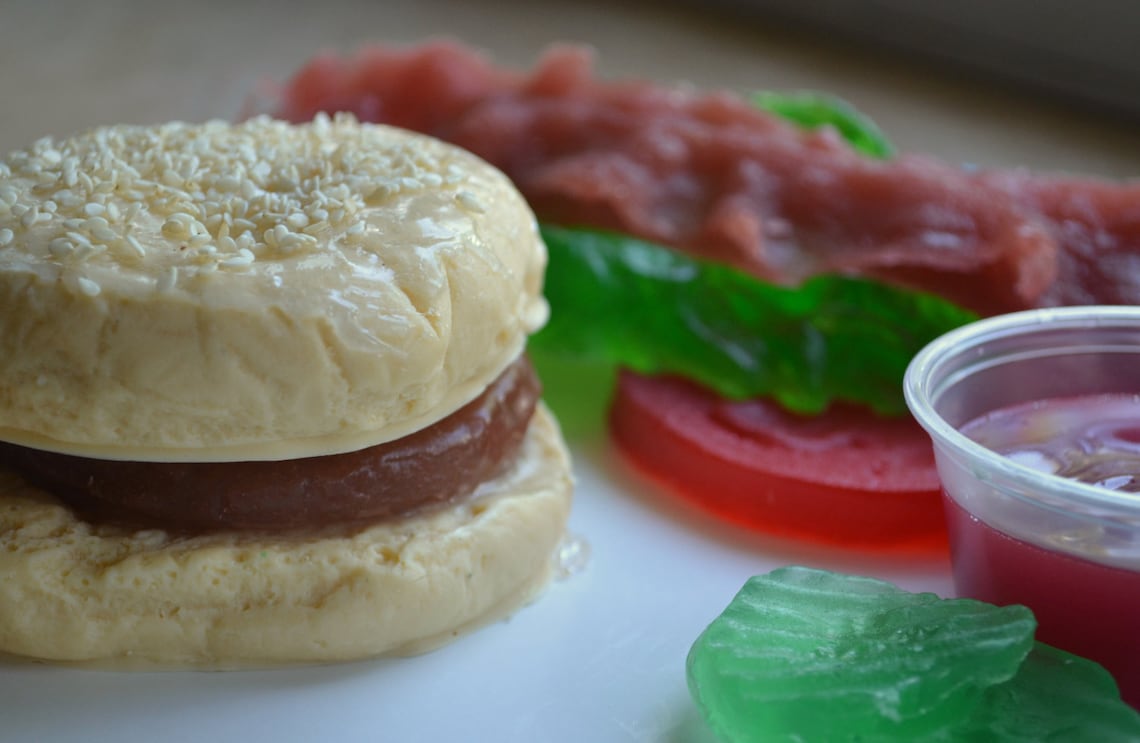 Build Your Own BBQ Burger Vegan Fun Food Soap Barbecue - Etsy