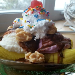 Banana Split Sundae Soap on Display at the 63rd Annual Emmy Awards Ice ...