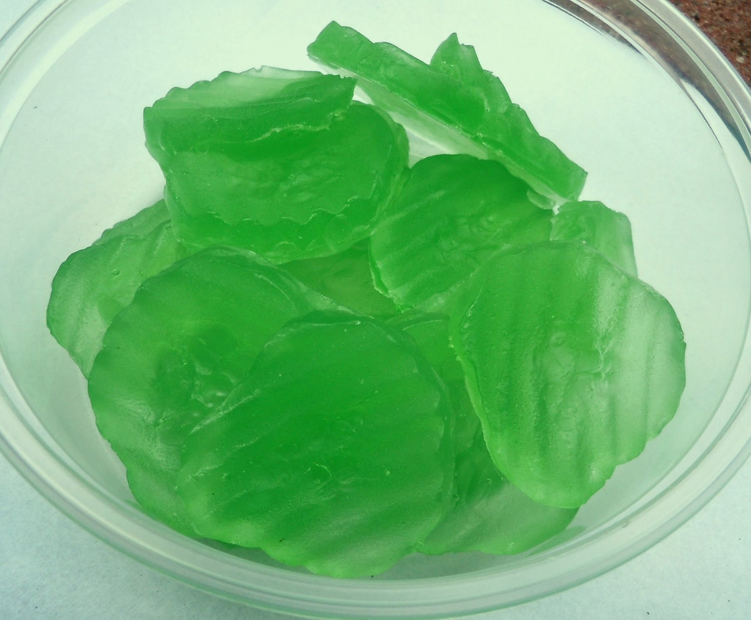 Pickle Slices Food Soap - Pickle Soap - Food Soap - Fake Food - Vegan ...