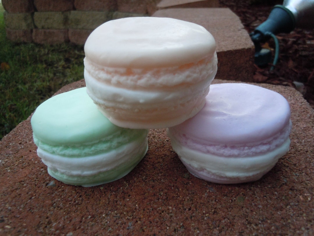 Macaron Soap Gift Set of 4 - Holiday Gift - Party Favor - Vegan - Spa ...