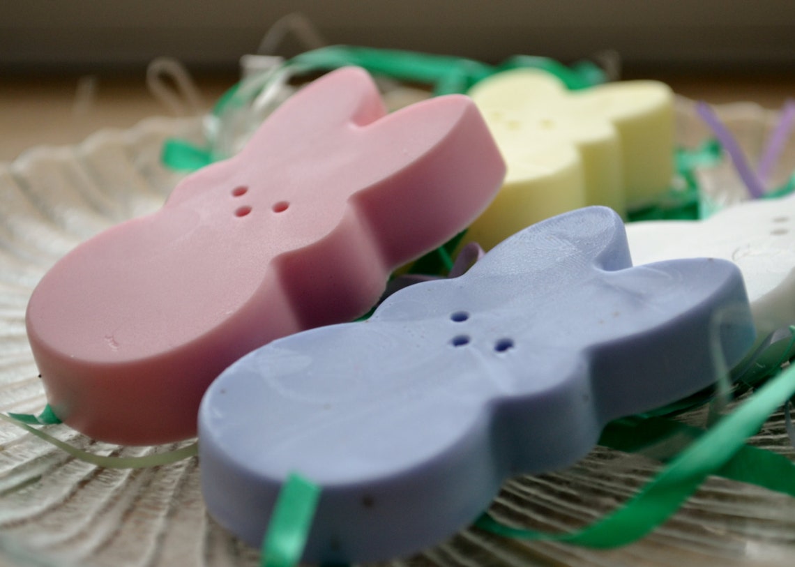 Marshmallow Easter Bunny Soap Set Spring Soap Easter Candy | Etsy