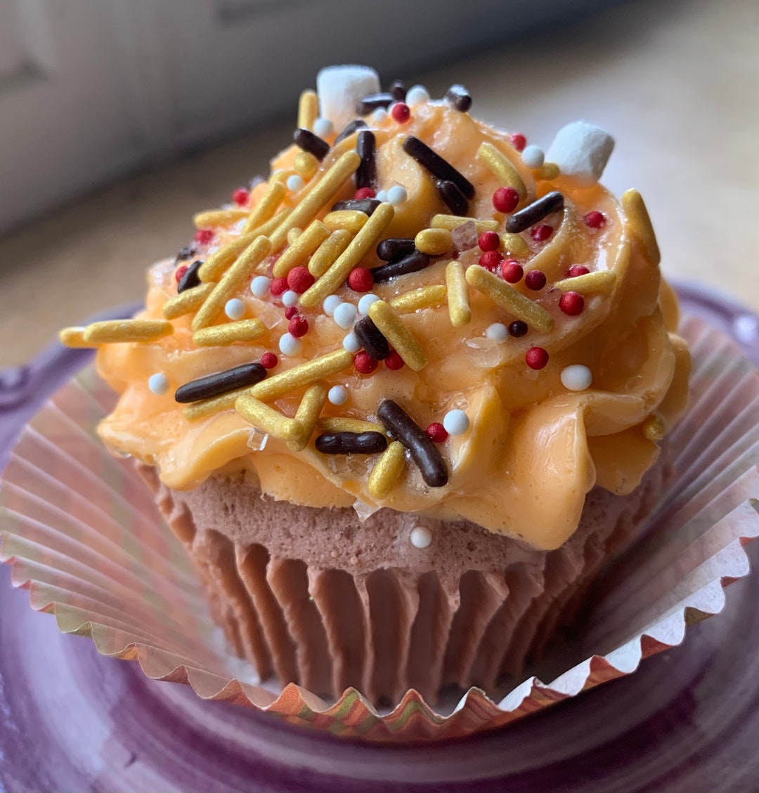 Autumn Sprinkles Cupcake Soap - Holiday Gift - Fake Food - Dessert Soap ...