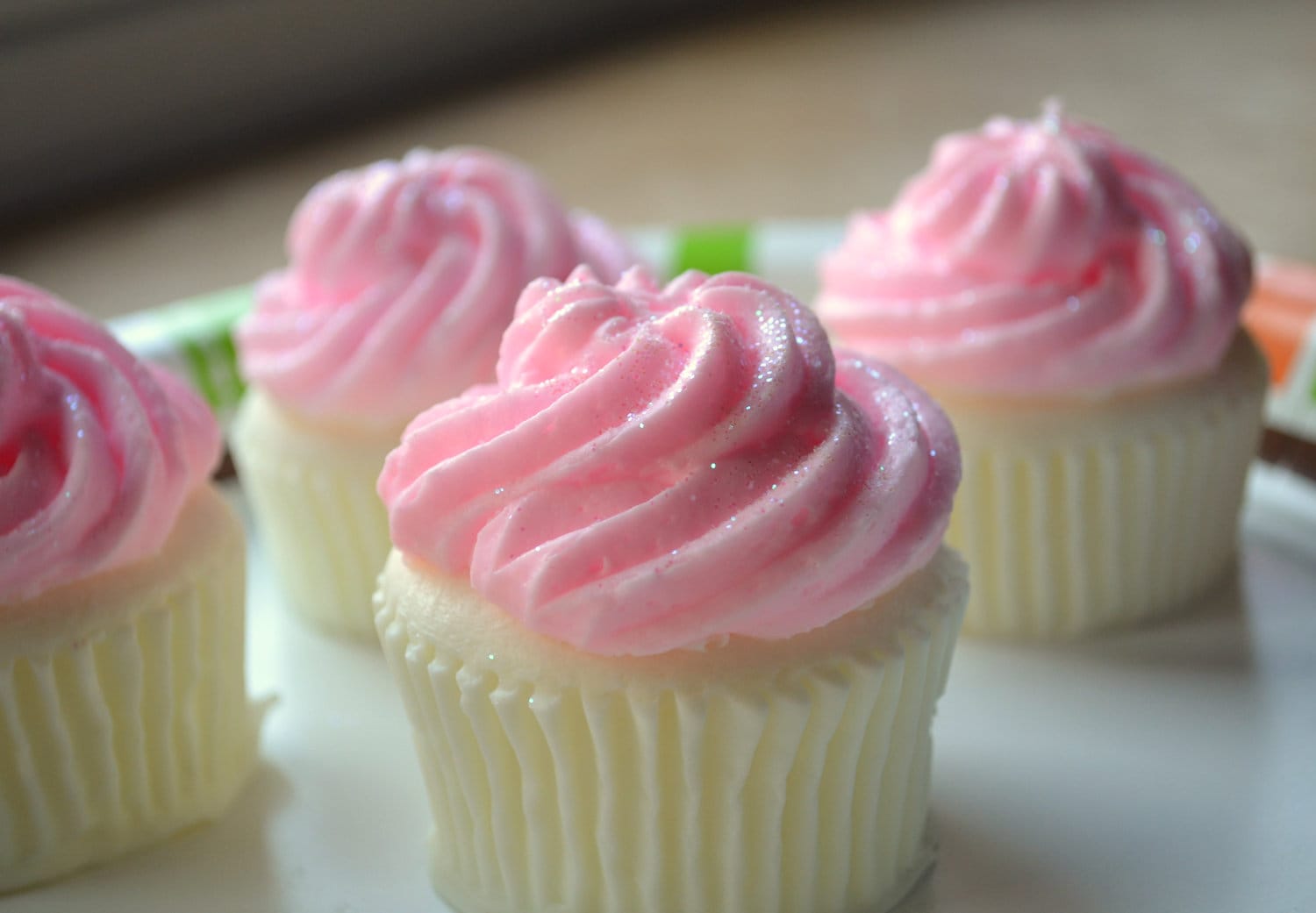 Cupcake Soap - Pretty Pink Shimmers Cupcake Soap - Valentines Day - Etsy