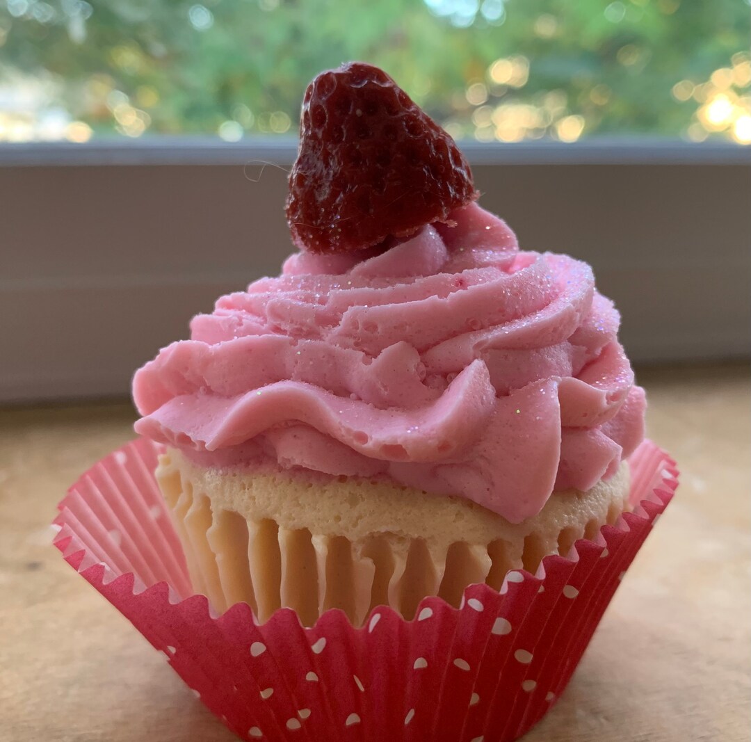 Raspberry Dream Cupcake Soap - Food Prop - Bakery - Dessert - Novelty ...