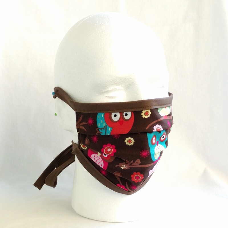 Tie Back Face Mask - Etsy