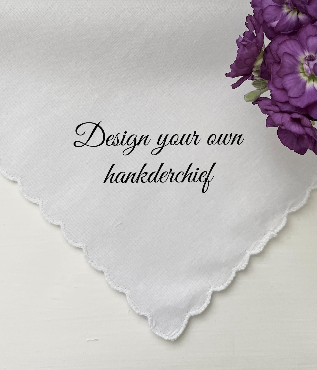 Custom Handkerchief/ Wedding Handkerchief/ Personalized Handkerchief ...