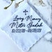 Loving Memory Gift/ Funeral Handkerchief/ in Memory Funeral ...