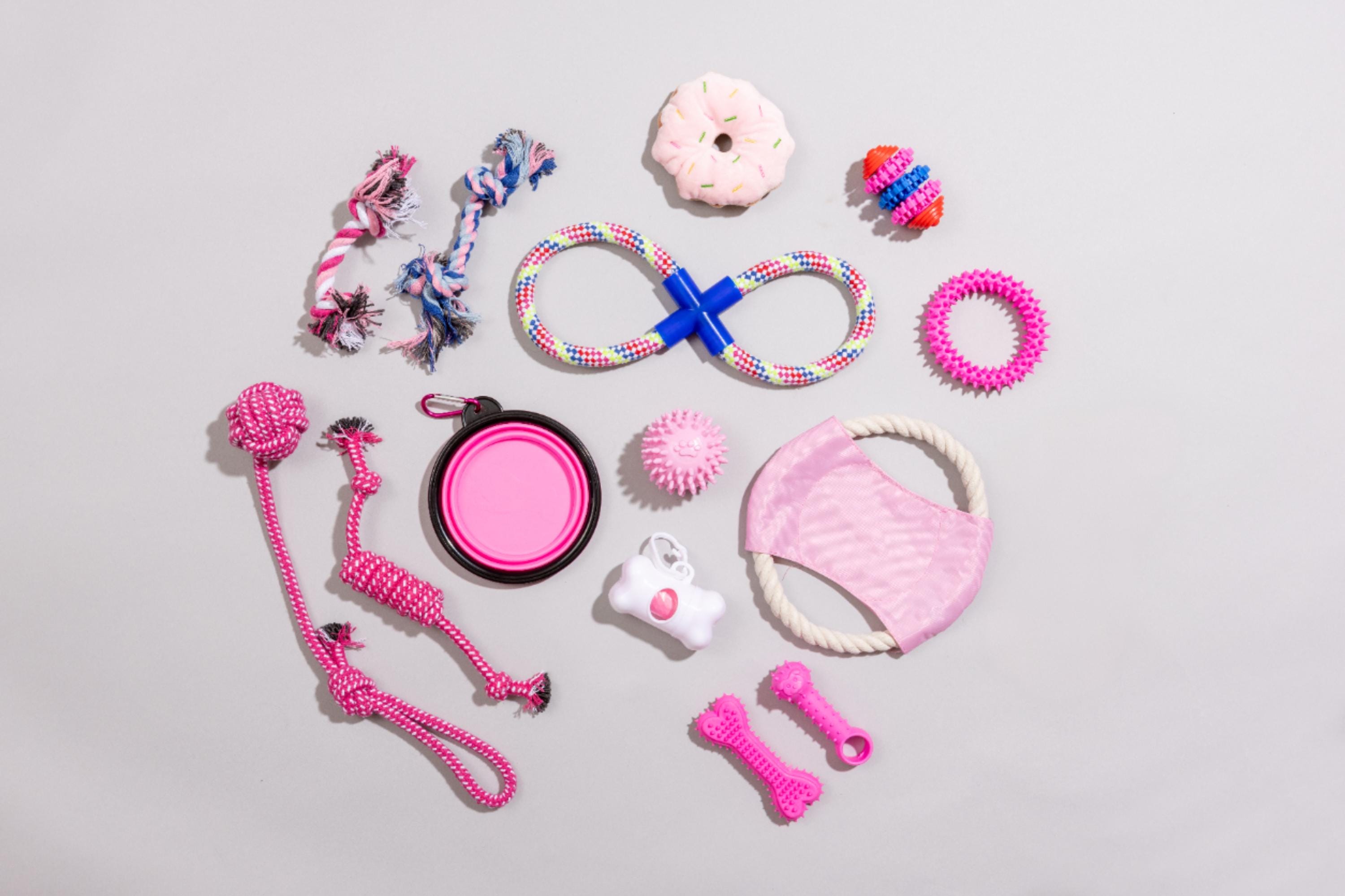 NEW! 14 Pack Dog Toys Value Bundle Pack (blue and Pink Pack Options) - Etsy