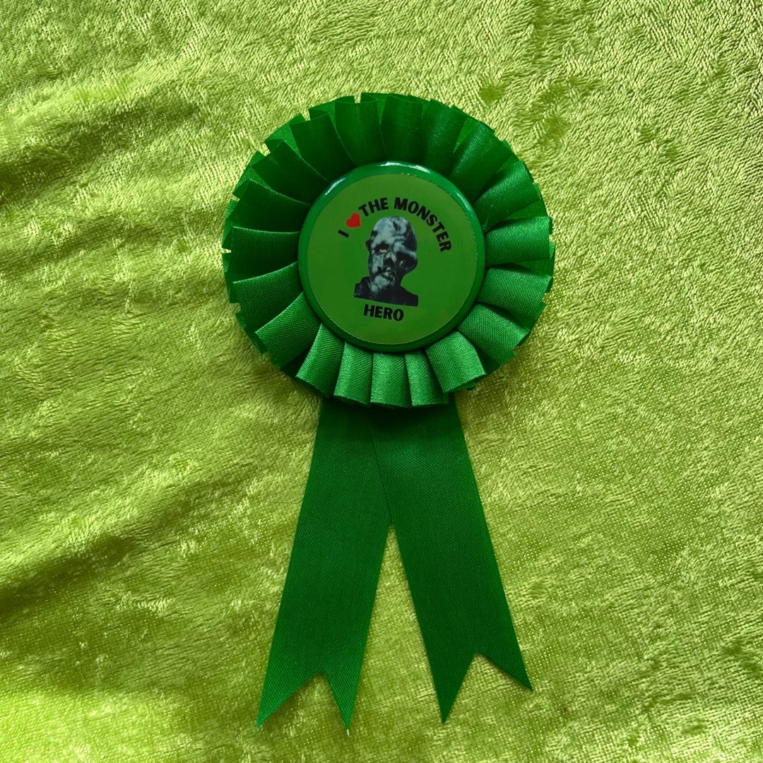 The Toxic Avenger Satin Award Ribbon Pin Badge - Etsy