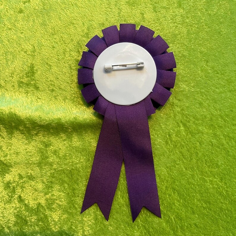 Grimace Mcdonalds Satin Award Pin Badge - Etsy