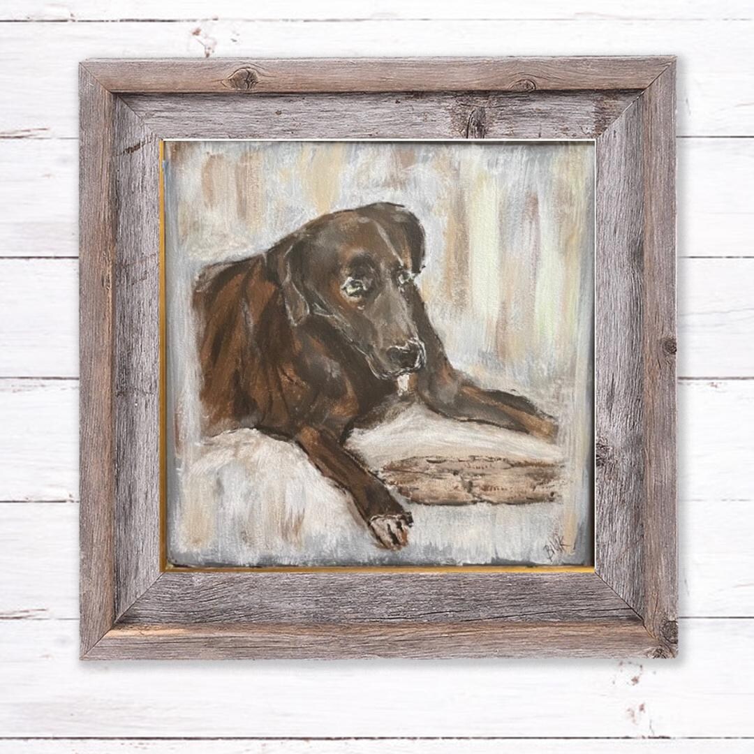 Hand Painted Dog Portrait | Dog Painting | Custom Order Dog Painting ...