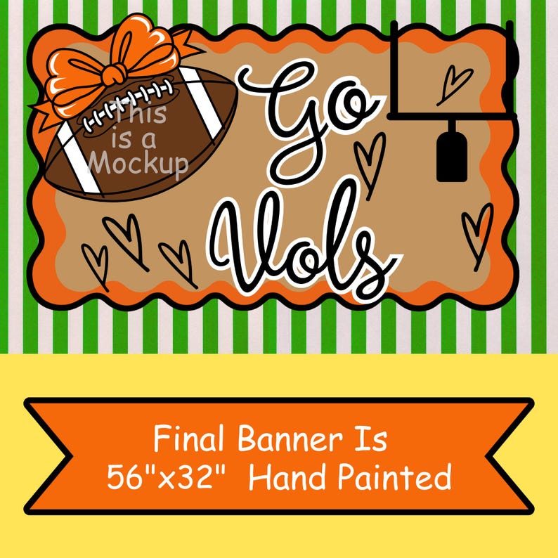 FLA Gators College Team Painted Banner | Sports Poster | Football ...