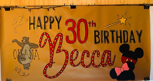 Happy 70th Hand Painted Paper Banner 70th Birthday Sign Anniversary ...