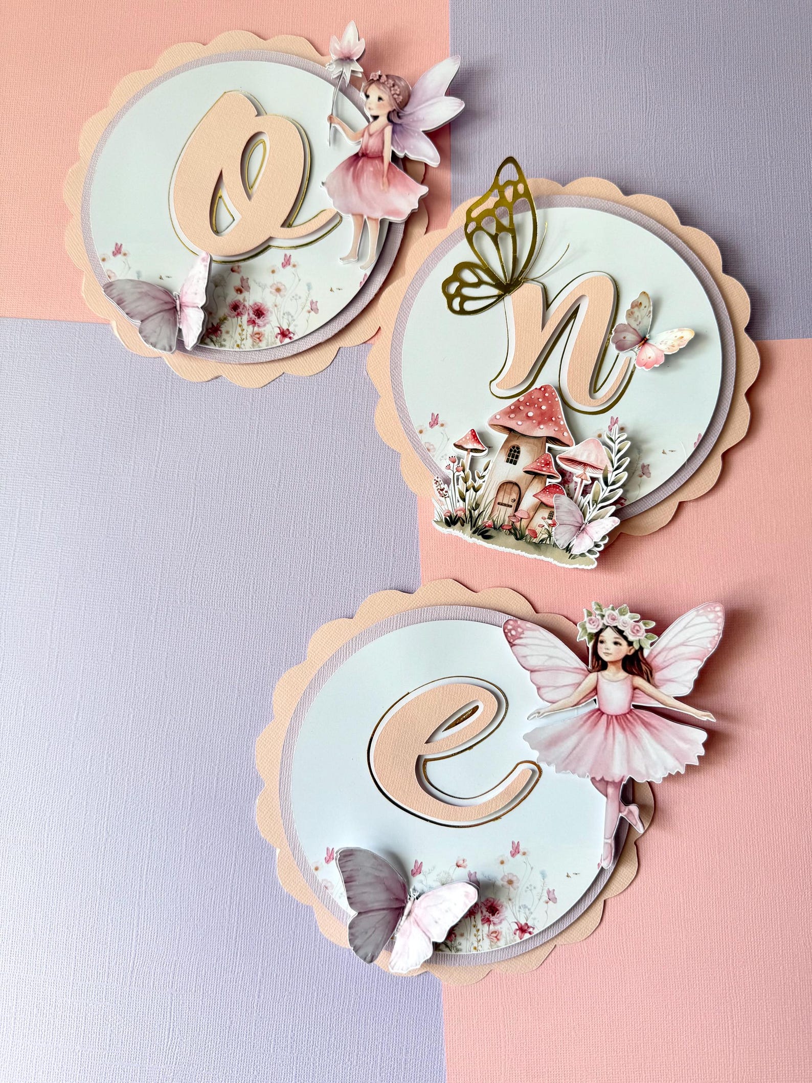 Fairy Cake Topper/fairy 1st Birthday Cake Topper/fairy Garden Birthday ...