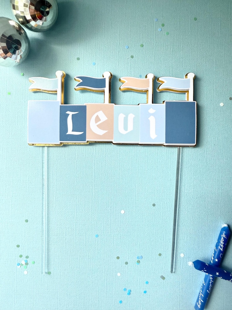 Disneyland Birthday Cake Topper, Vintage-style Celebration - Etsy