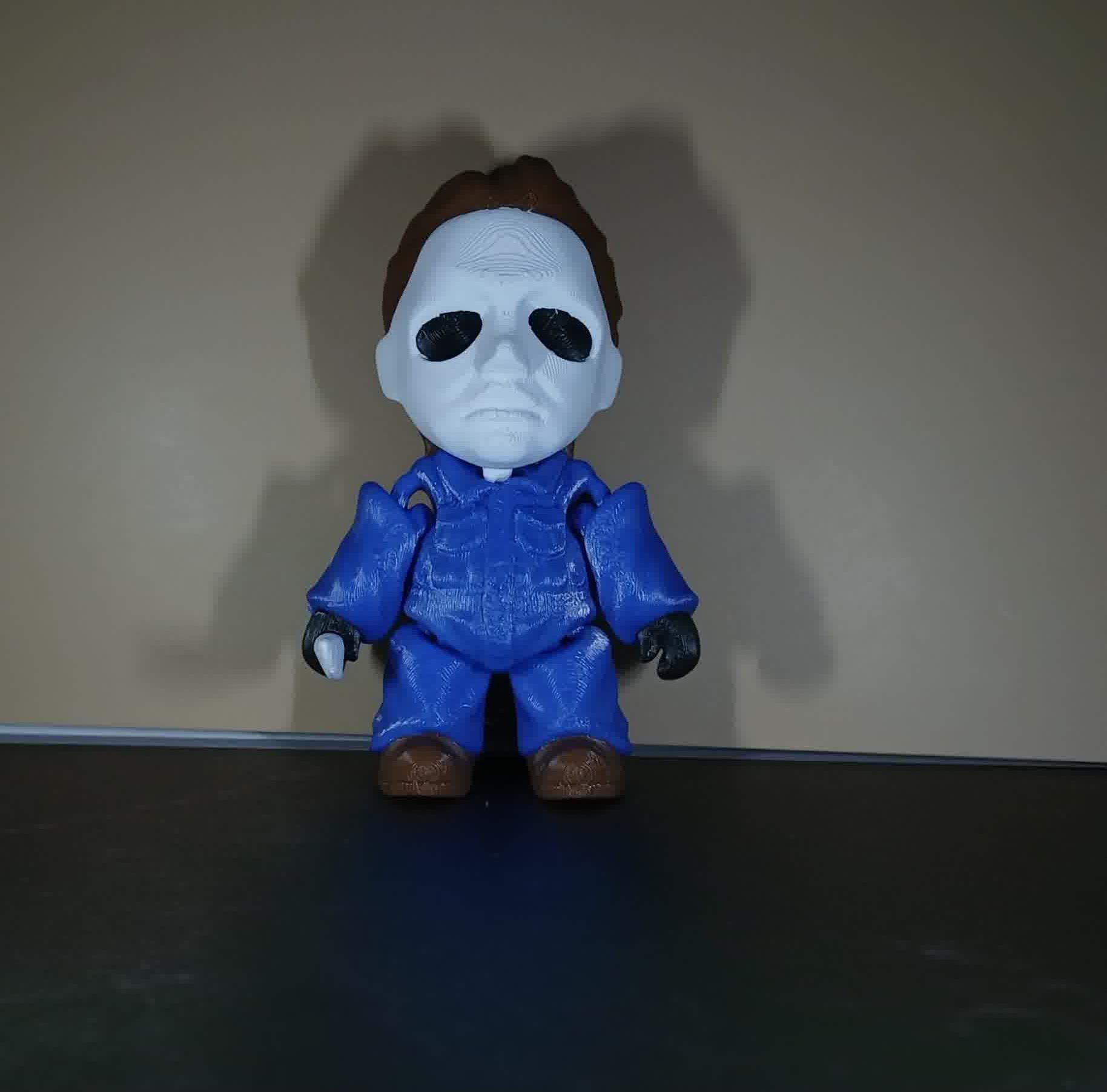 Articulated 3D Printed Michael Myers Halloween Inspired - Etsy