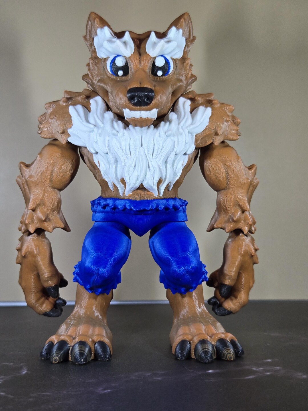 Articulated 3D Printed Werewolf and Dracula Horror Movie Characters - Etsy