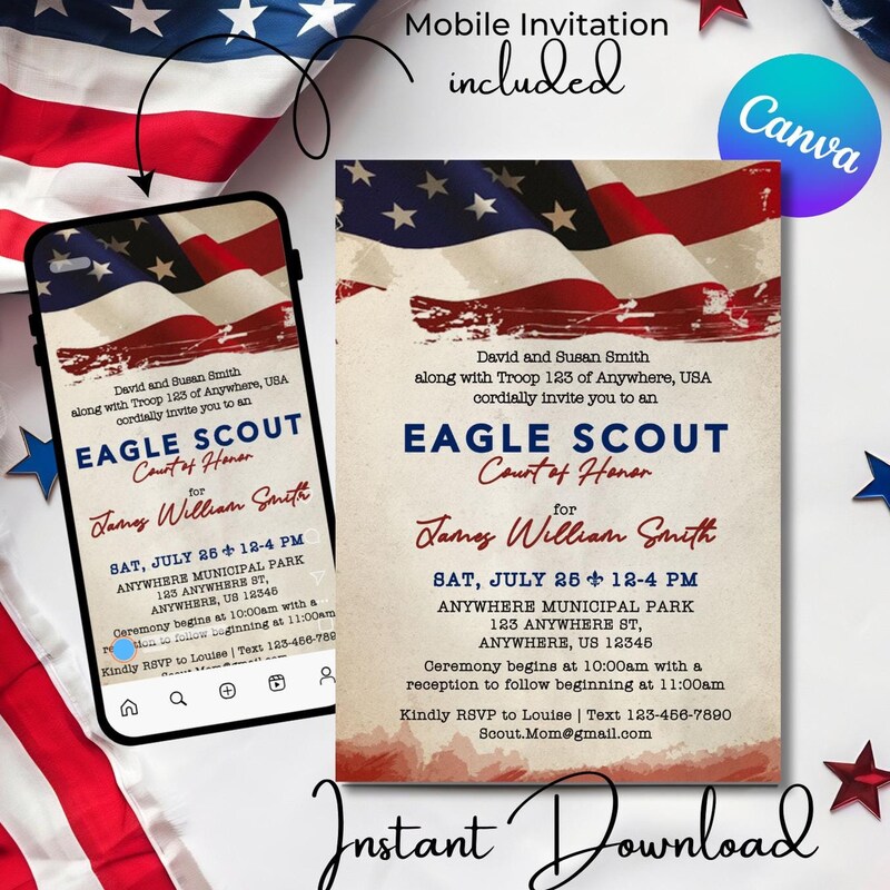 Eagle Scout Printables - Etsy