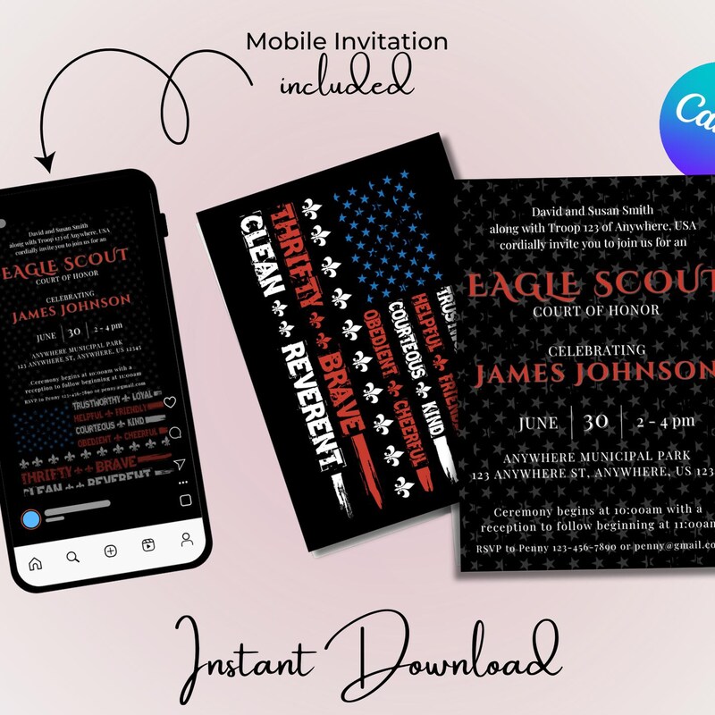 Eagle Scout Printables - Etsy