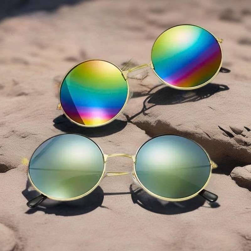 Tinted Rainbow Sunglasses - Etsy