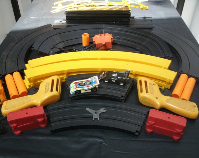 Vintage Aurora AFX Slot Car Set - Etsy