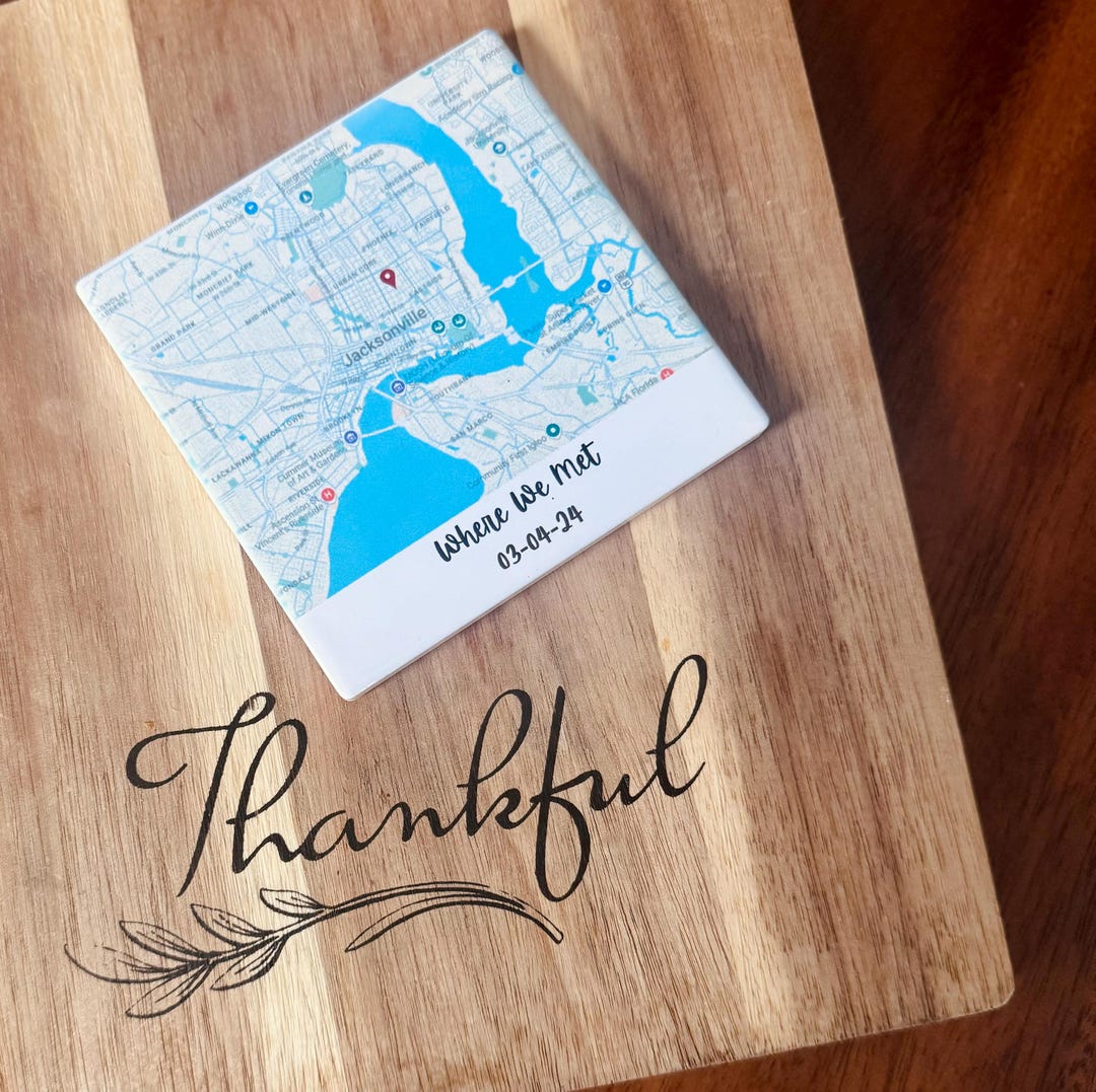 Personalized Coasters | Custom Coasters | Customized Coasters | Map ...