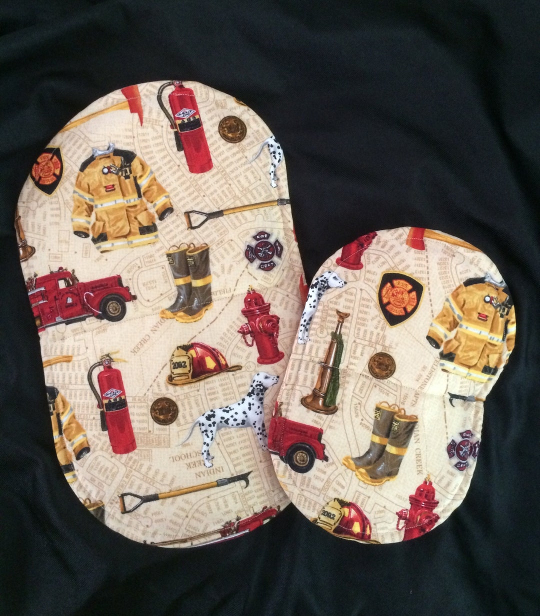 Firefighter Theme - Pot Holder Mitt Set - Etsy