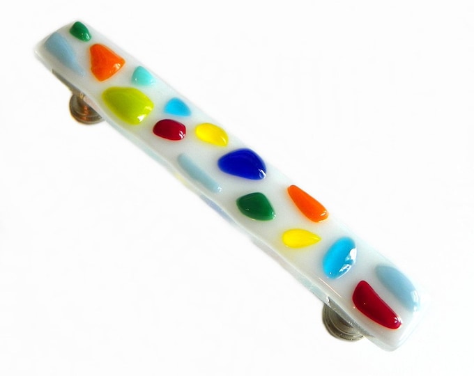 Colorful Drawer Pull Drawer Pulls Glass Drawer Pulls - Etsy