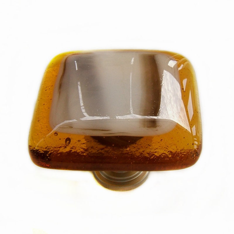 Amber Glass Knobs - Etsy