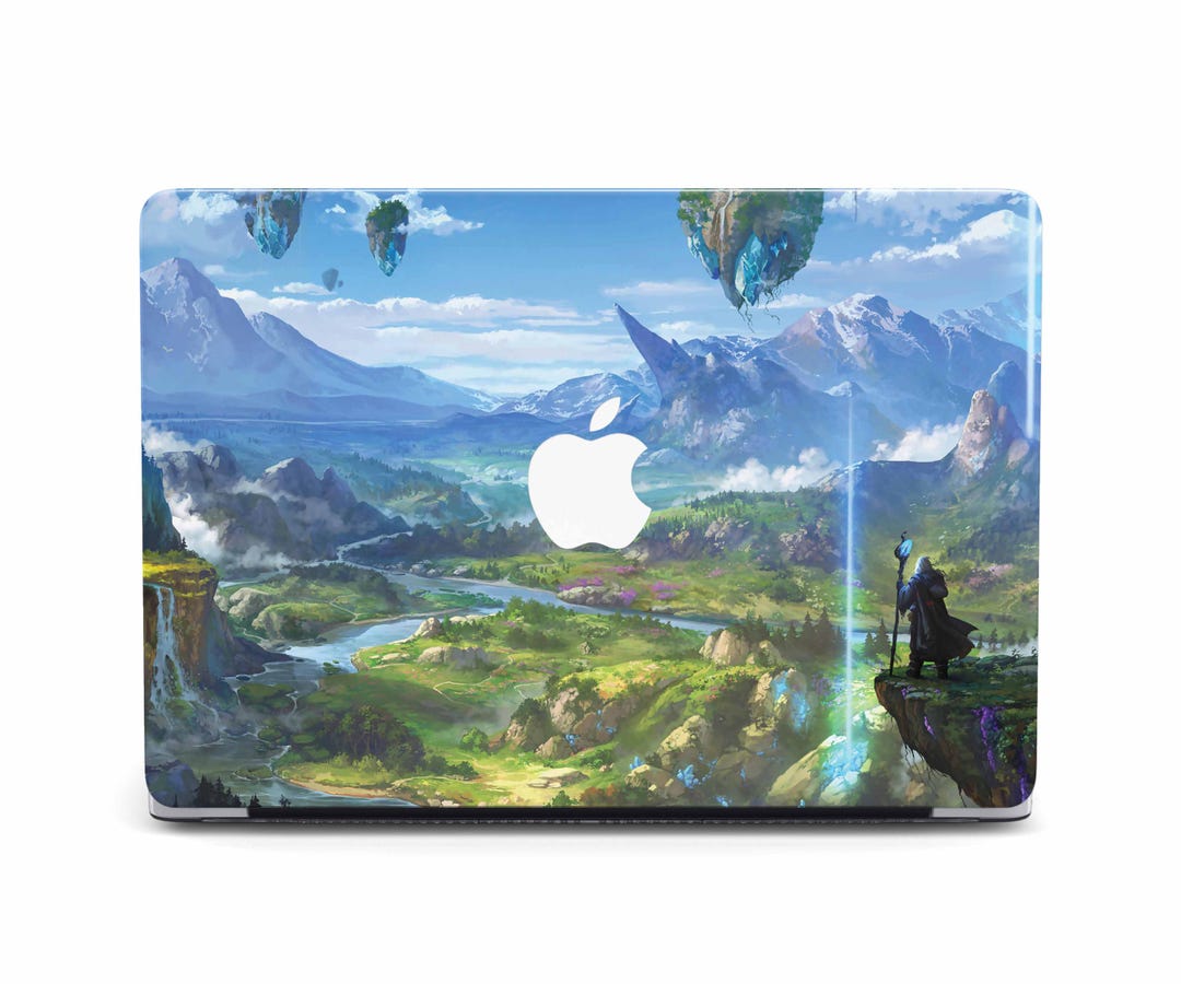 Hard MacBook Case Fantasy World Wizard Art Magic Valley Landscape ...