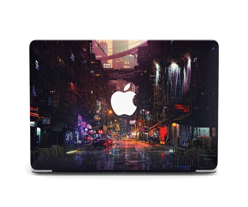 Night City Cyber Punk Fan Art Hard MacBook Hard Case Cover MacBook Air ...