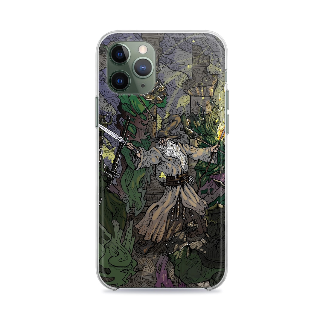 Lotr Inspired Gandalf Wizard Fight Phone Case for iPhone 16 15 14 13 12 ...