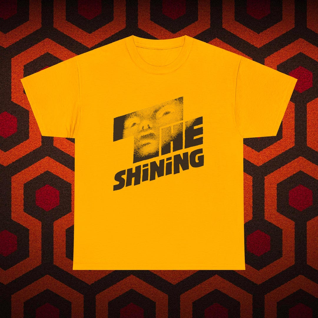 The Shining Graphic T-shirt, Retro Stanley Kubrick Horror Movie Tee ...