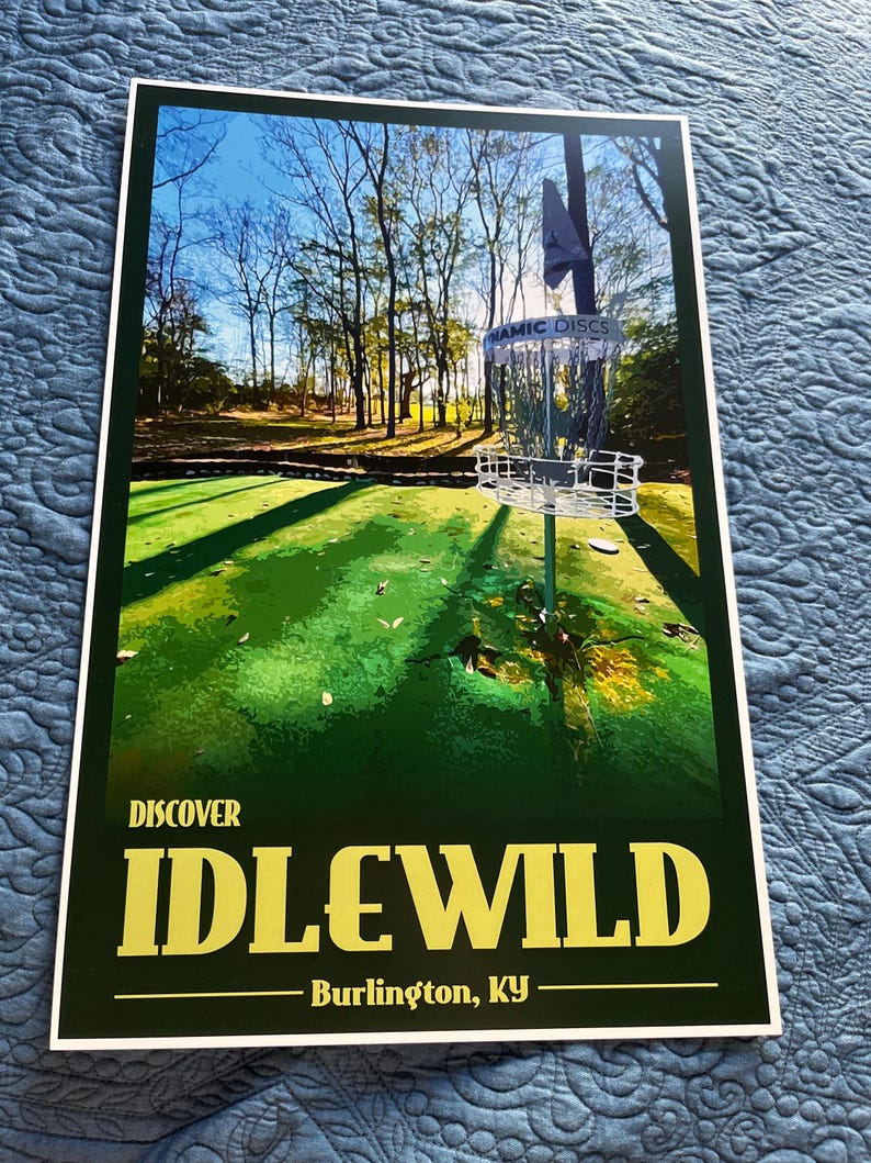 Idlewild Disc Golf Poster - Etsy