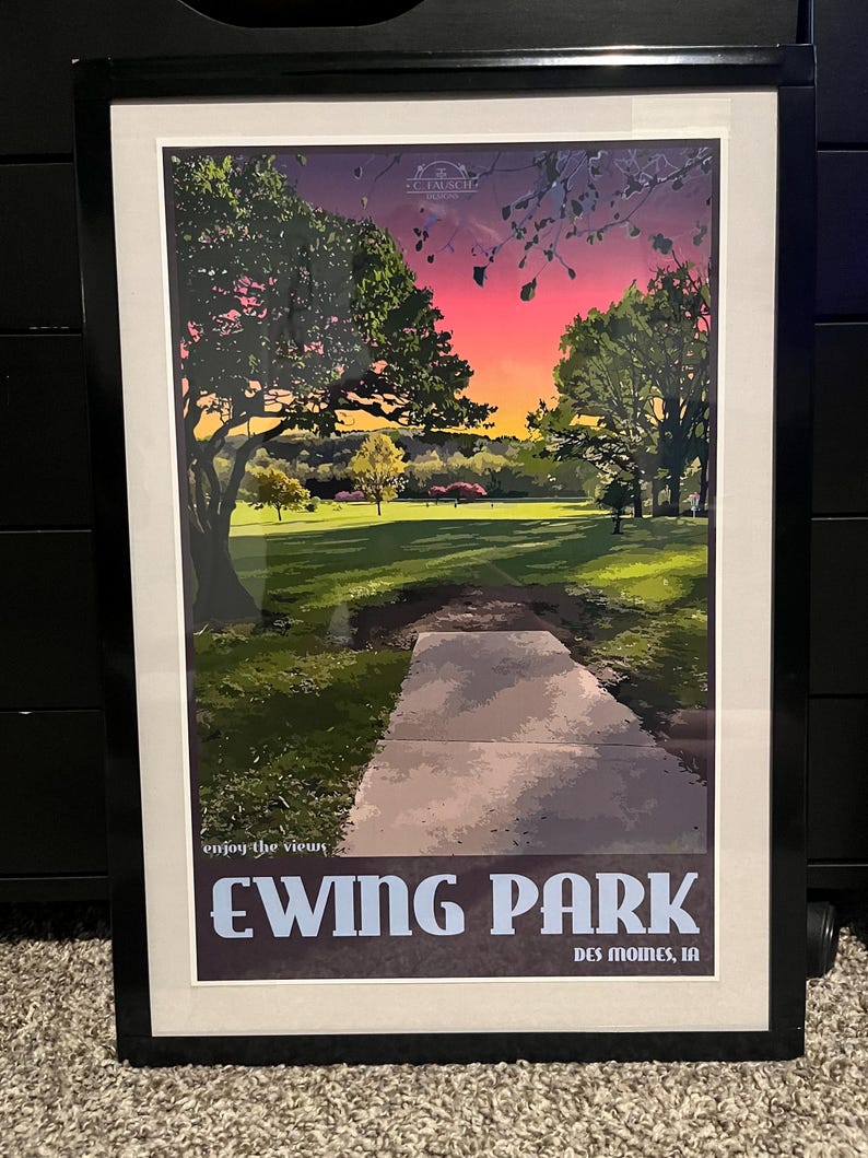 Ewing Park Disc Golf Poster - Etsy