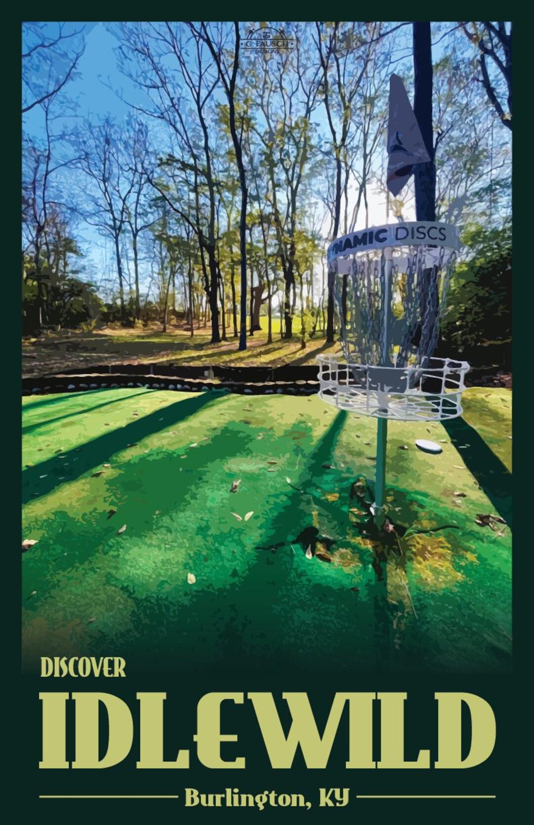 Idlewild Disc Golf Poster - Etsy